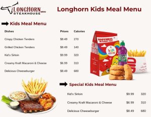 Longhorn Menu Price (up-to-date) USA 2025