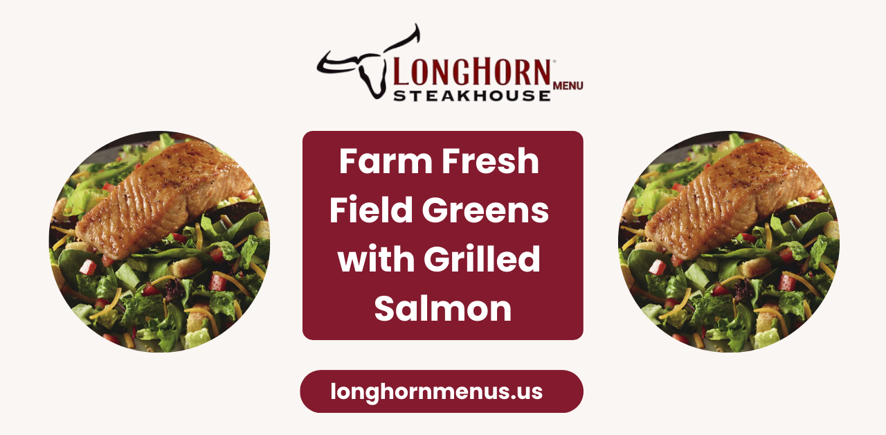 Fresh Field Greens with Grilled Salmon Healthy & Flavorful Salad