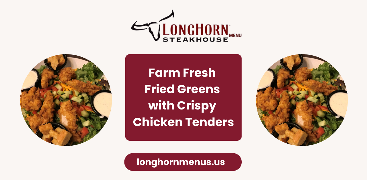 Farm Fresh Fried Greens & Crispy Chicken Tenders Full Recipe.